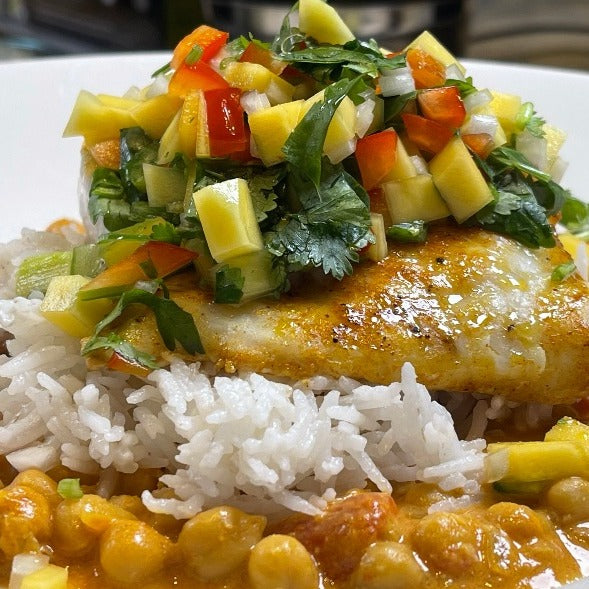 Island-Style Cooking Class: Jerk Fish, Shrimp Fritters & Coconut Rice